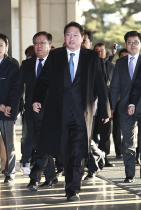 Sk Group Chairman Chey Taewon Surrounded Editorial Stock Photo - Stock ...