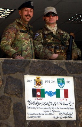 Italian Soldiers Natoled International Security Assistance Editorial ...
