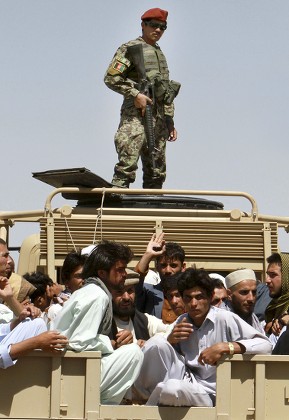 Afghan Army Recruits Guarded By Regular Editorial Stock Photo - Stock ...