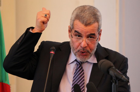 Leader Elislah Movement Hamlaoui Akouchi Speaks Editorial Stock Photo ...