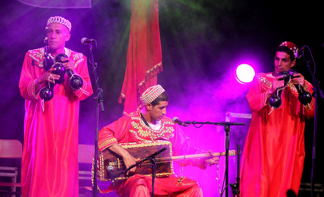 Members Algerian Group Nora Gnawa Perform Editorial Stock Photo - Stock ...
