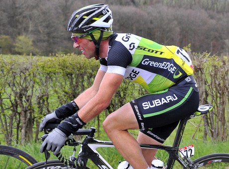 Swiss Rider Michael Albasini Greenedge Cycling Editorial Stock Photo ...
