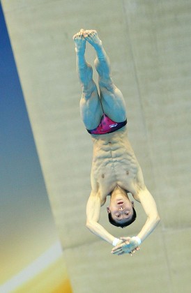 British Diver Peter Waterfield Competes During Editorial Stock Photo ...