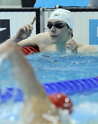 British Swimmer Tristan Slater Pictured While Editorial Stock Photo ...