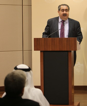 Iraqi Foreign Minister Hoshyar Zebari Speaks Editorial Stock Photo ...