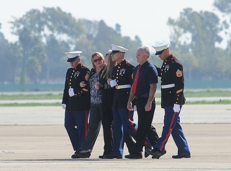 Members Slain Marine Cpl Christopher Singers Editorial Stock Photo ...