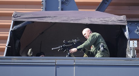 Countersniper Team Sets Atop Lucas Oil Editorial Stock Photo - Stock ...
