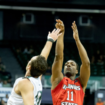 Illinois State Redbirds Forward Mikyle Mcintosh Editorial Stock Photo ...