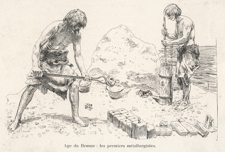 Bronze Age Metal Workers Circa 2000 Editorial Stock Photo - Stock Image ...