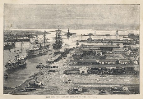Ships Load Unload Docks Port Said Editorial Stock Photo - Stock Image ...