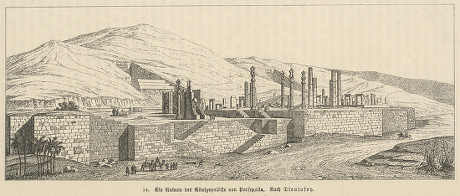 Ruins Citadel Persepolis Building Started By Editorial Stock Photo ...