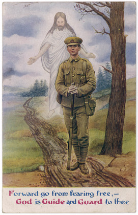 JESUS DEPICTED PROTECTING SOLDIER PROVIDED HE Editorial Stock Photo ...