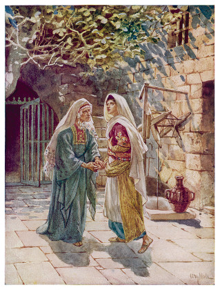 Mary Salutes Elizabeth Judah Editorial Stock Photo - Stock Image ...