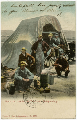 Group Boers On Trek Photographed Beside Editorial Stock Photo - Stock ...