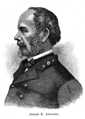 Joseph Eggleston Johnston American Military Commander Editorial Stock ...