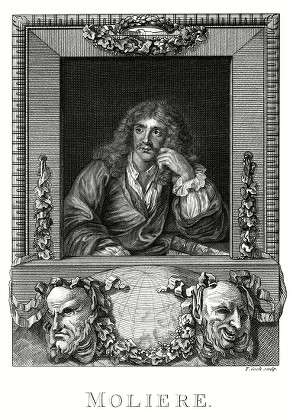 Jeanbaptiste Moliere French Actor Playwright Depicted Editorial Stock ...