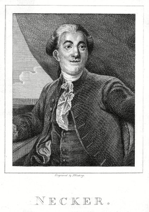 Jacques Necker Swissborn French Financier Statesman Editorial Stock ...