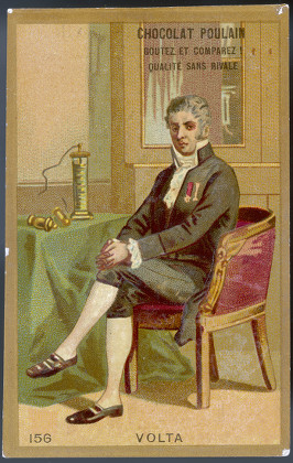 Alessandro Volta Italian Scientist Noted Especially Editorial Stock ...