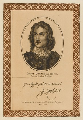 John Lambert Military Commander Parliamentary Forces Editorial Stock ...