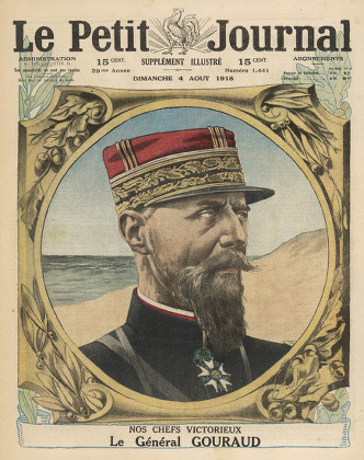 Henri Joseph Eugene Gouraud French General Editorial Stock Photo ...