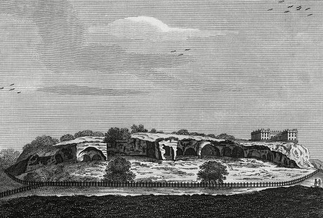 Remarkable Ancient Ruin Nottingham Park Circa Editorial Stock Photo ...