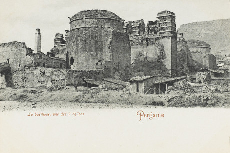 Pergamon Turkey Basillica One Seven Churches Editorial Stock Photo ...