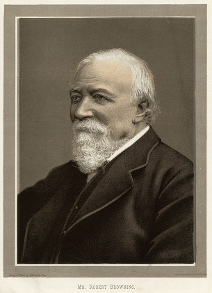 Robert Browning Writer 1812 1889 Editorial Stock Photo - Stock Image ...