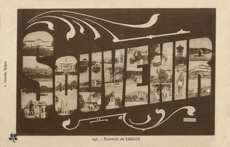 Postcard Saigon Ho Chi Minh City Editorial Stock Photo - Stock Image ...