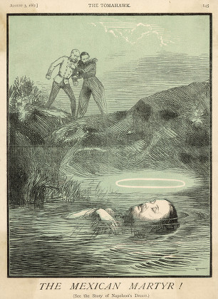 Napoleon Iii Franzjoseph Austria Contemplate Corpse Editorial Stock ...