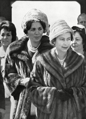Queen Elizabeth Ii Queen Farah Persia Editorial Stock Photo - Stock ...