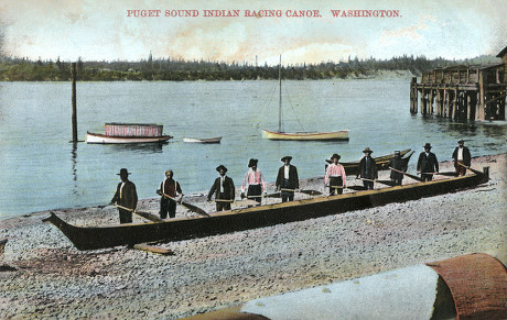 2 Native american indian canoe race Stock Pictures, Editorial Images ...