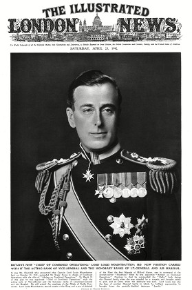Lord Louis Mountbatten Featured On Front Editorial Stock Photo - Stock ...