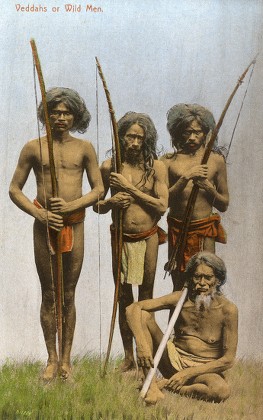 Wild Men Veddahs Veddas Sri Lanka Editorial Stock Photo - Stock Image ...