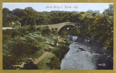 Brig O Doon Bridge Doon Late Editorial Stock Photo - Stock Image ...