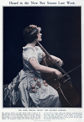 Beatrice Harrison 1892 1965 British Cellist Editorial Stock Photo ...