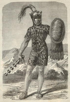 Emperor Itzcoatl Son Acamapichtli Ruler Tenochtitlan - Foto de stock de ...