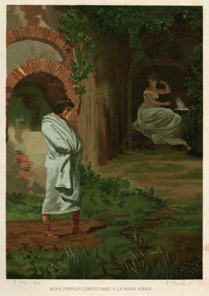 Numa He Instructed By Nymph Egeria Editorial Stock Photo - Stock Image ...