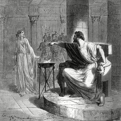 Sibyl Cuma Offers Sibylline Books Tarquinius Editorial Stock Photo ...