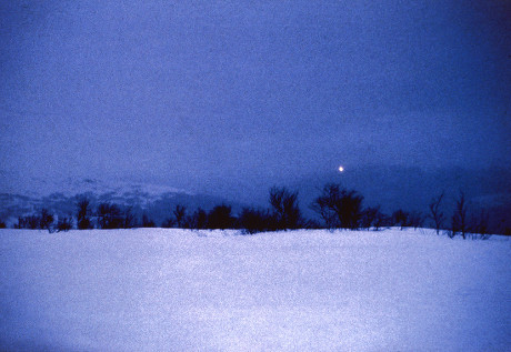 Characteristic Sighting Hessdalen Light Moves Down Editorial Stock ...