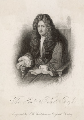 Robert Boyle Irish Scientist Propounder Boyles Editorial Stock Photo ...