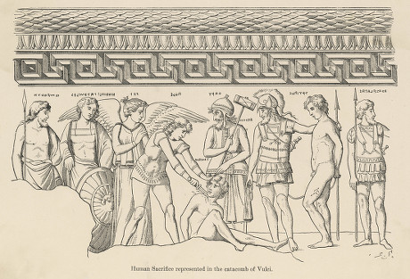 Human Sacrifice Depicted Ancient Rome Bc Editorial Stock Photo - Stock ...