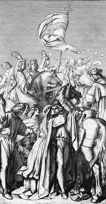 Saint Elizabeth Hungary Saying Goodbye Her Editorial Stock Photo ...