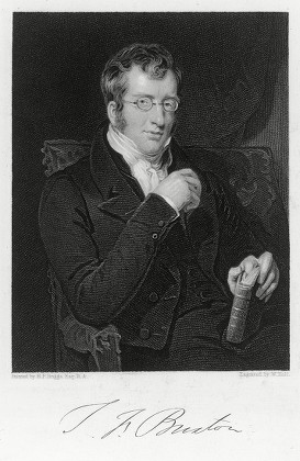 Thomas Fowell Buxton English Philanthropist 1786 Editorial Stock Photo ...