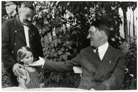 Adolf Hitler Shy Little Girl Circa Editorial Stock Photo - Stock Image ...