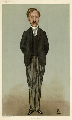 George Augustus Moore Irish Novelist 1852 Editorial Stock Photo - Stock ...