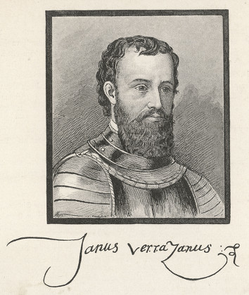 Giovanni Da Verrazzano Florentine Explorer Who Editorial Stock Photo ...