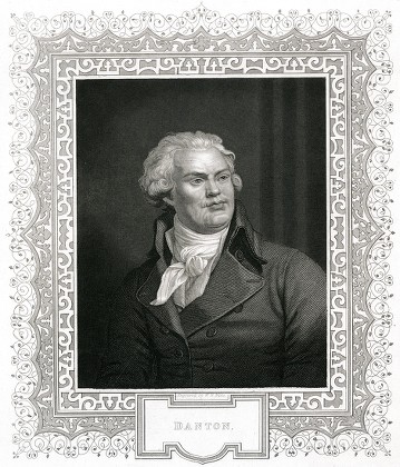 Georges Jacques Danton French Revolutionary Leader Editorial Stock ...