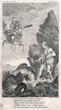 Younger Pitt Depicted Perseus Rescuing Andromeda Editorial Stock Photo ...