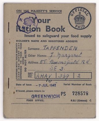 28 Rationing stamp Stock Pictures, Editorial Images and Stock Photos ...