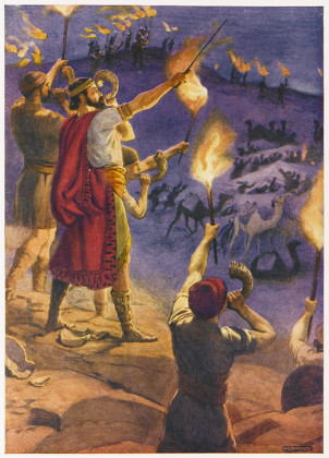 Gideon Encouragement God Leads His Fellow Editorial Stock Photo - Stock ...